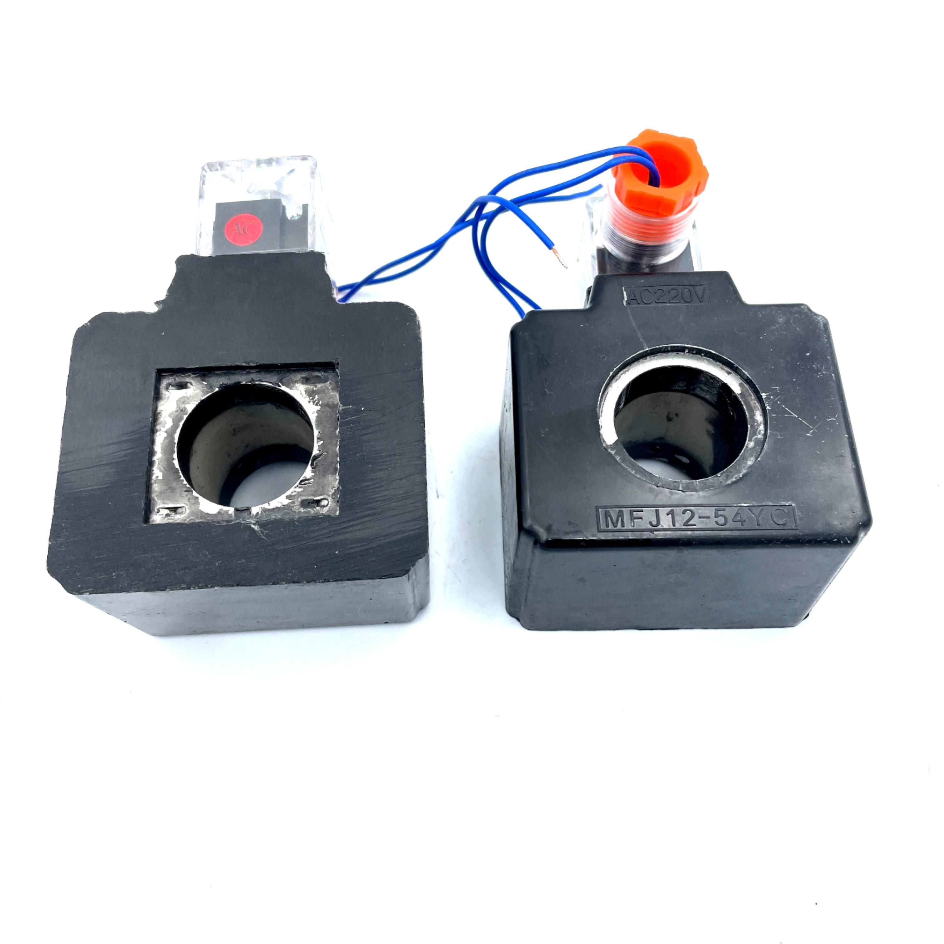 China Hydraulic Solenoid Valve Coil MFJ12-54YC Inner Hole 22mm H 45mm ...